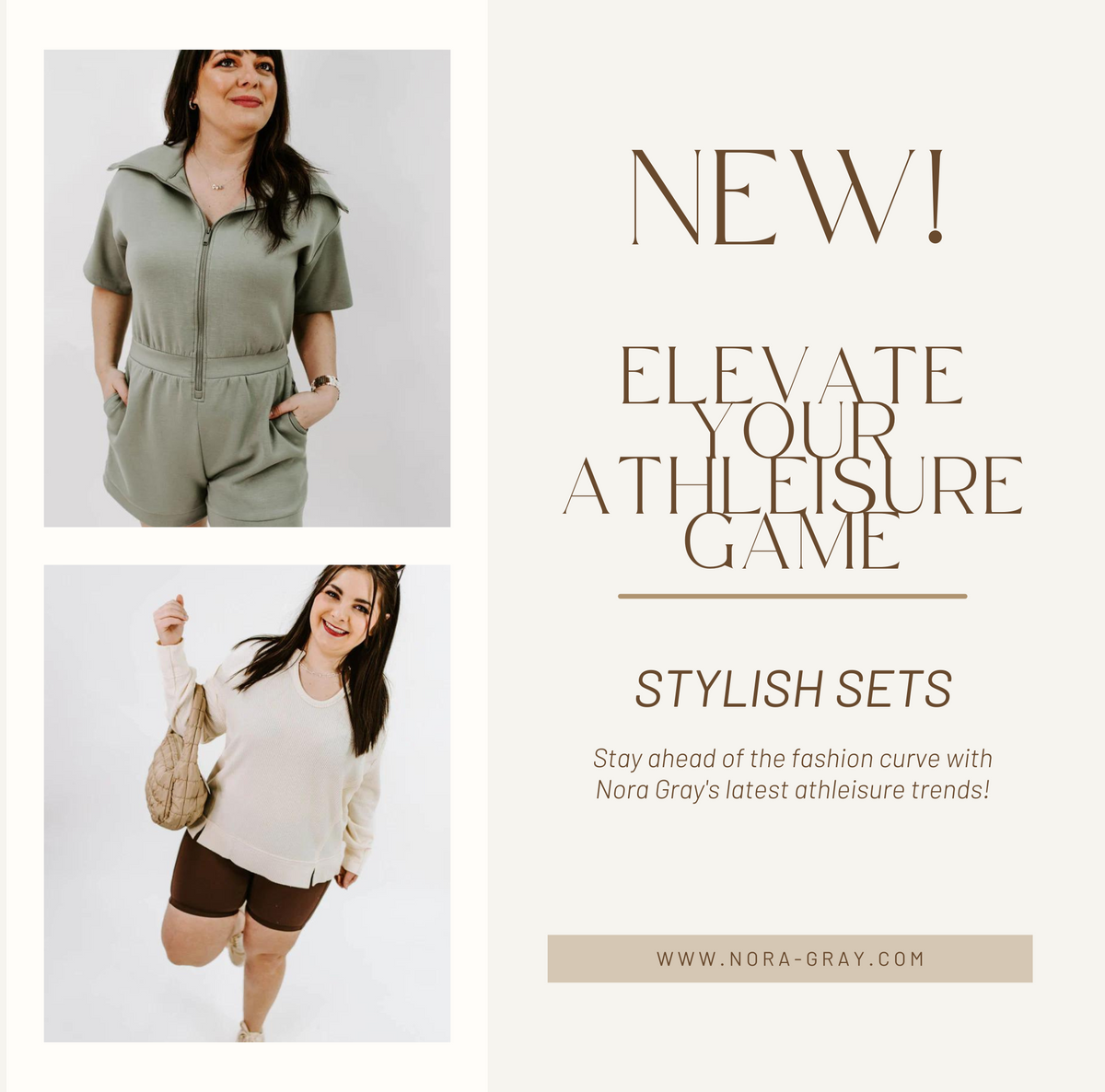 Transform Your Casual Look with Nora Gray's Chic Athleisure Sets – Nora ...