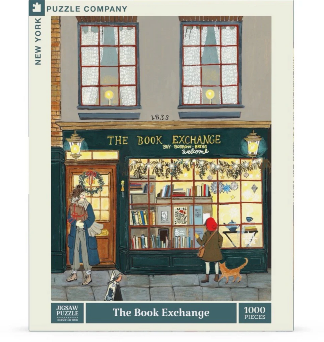 The Book Exchange 1000 Piece Jigsaw Puzzle-Nora Gray Boutique